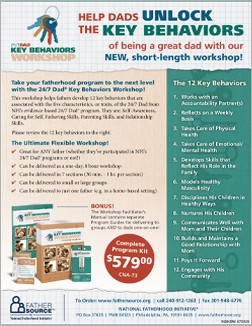 24:7 Dad® Key Behaviors Workshop Info Sheet
