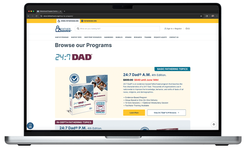National Fatherhood Initiative® Releases Fourth Edition of 24:7 Dad ...